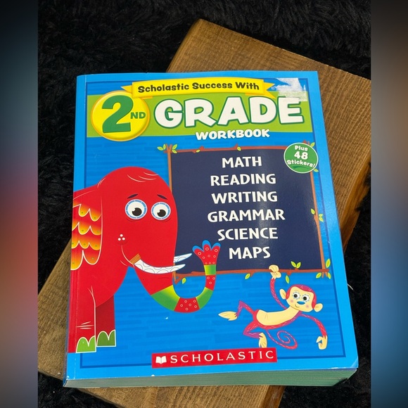 Scholastic | Other | Scholastic 2nd Grade Workbook Blue Red Unused With ...